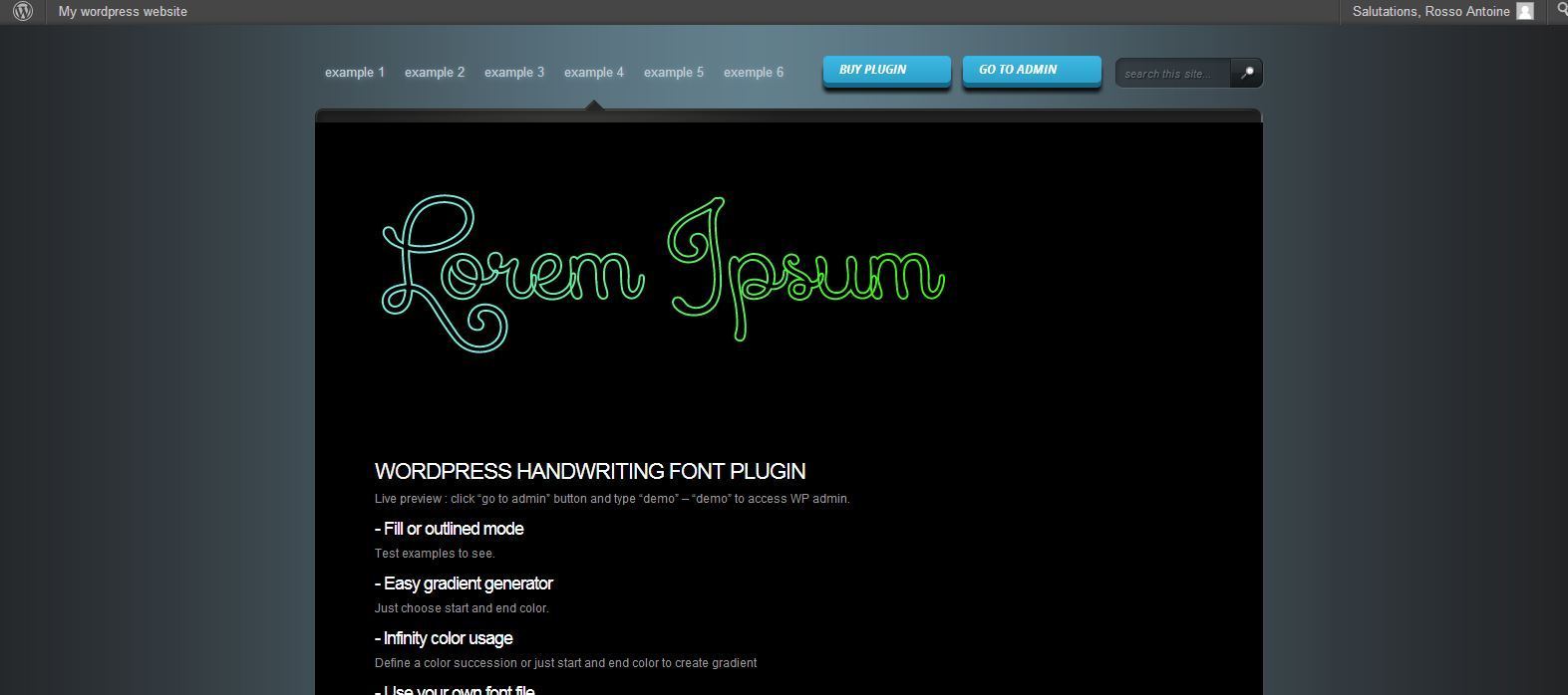 Responsive SVG Handwritting Text Animation - WordPress Plugin by Antoine_Rousseau
